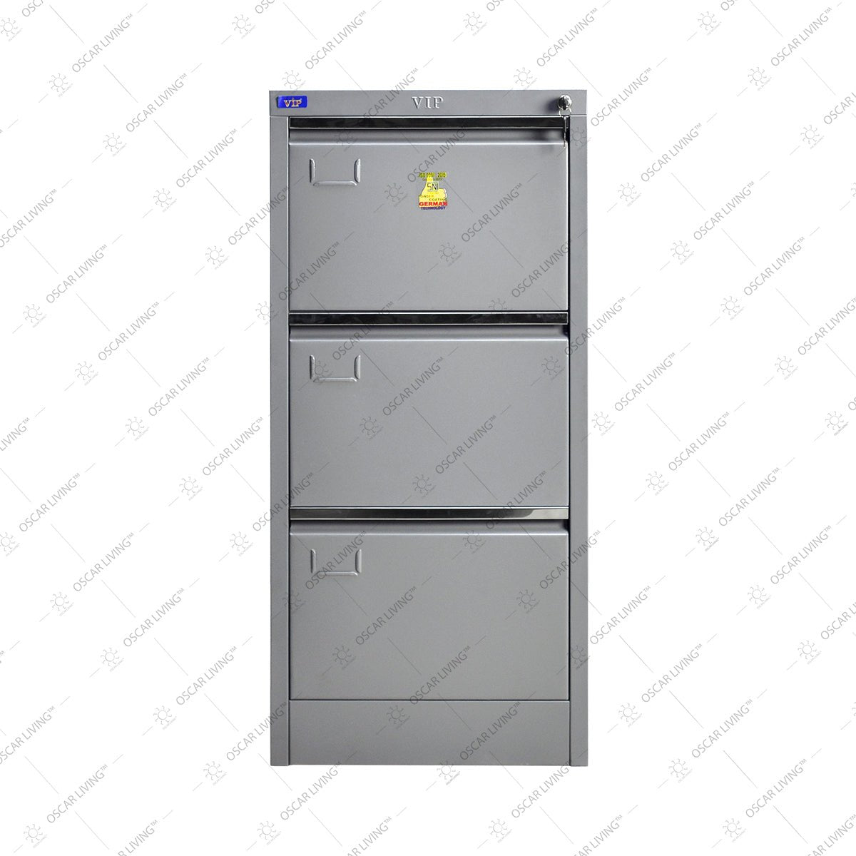 Lemari Arsip VIP V303 Lemari Dokumen Besi | Filling Cabinet 3 Laci ...