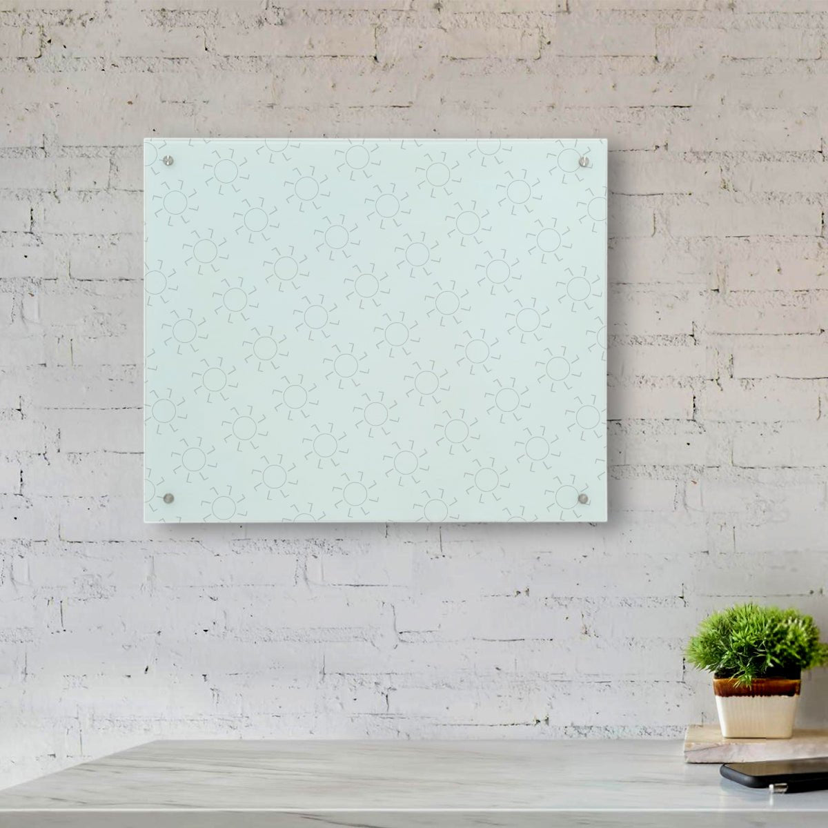 Glassboard Dinding 5 mm Hanako - OSCARLIVING!